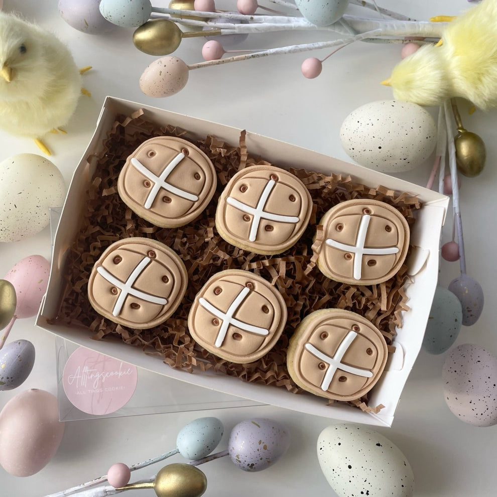 Mini Hot Cross Bun Embosser and Cutter – For The Love Of Cookies
