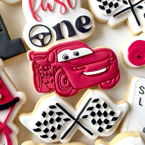 Lightning McQueen Cars Embosser and Cutter – For The Love Of Cookies